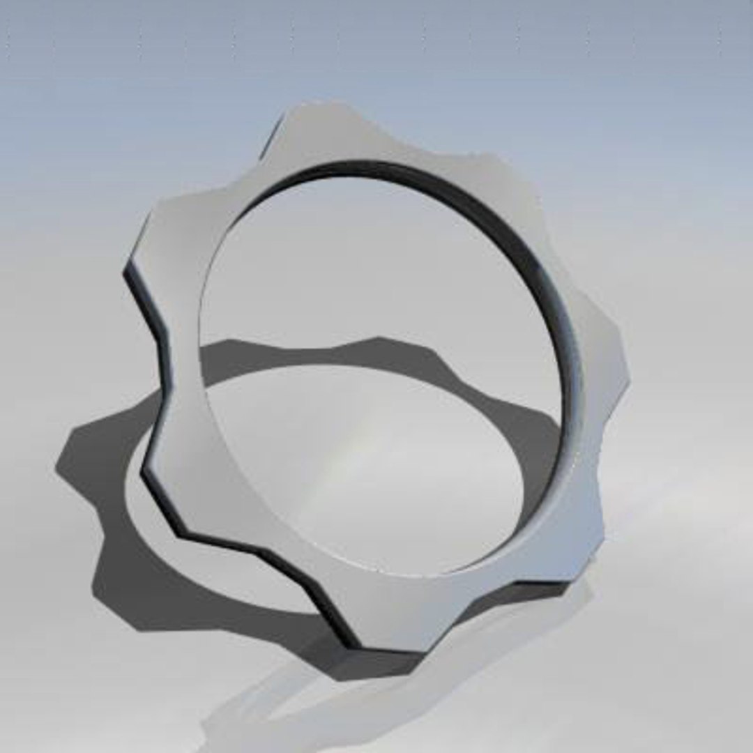 3d cog wheel model