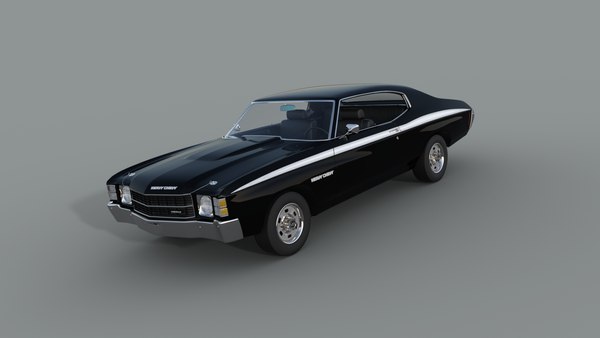 3D chevrolet chevelle 1971 - TurboSquid 1572355