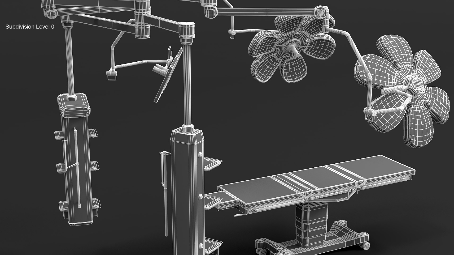 Surgical Station Model - TurboSquid 1854797