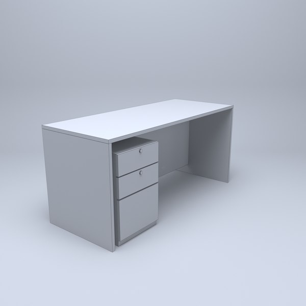Free 3D office desk model - TurboSquid 1583240