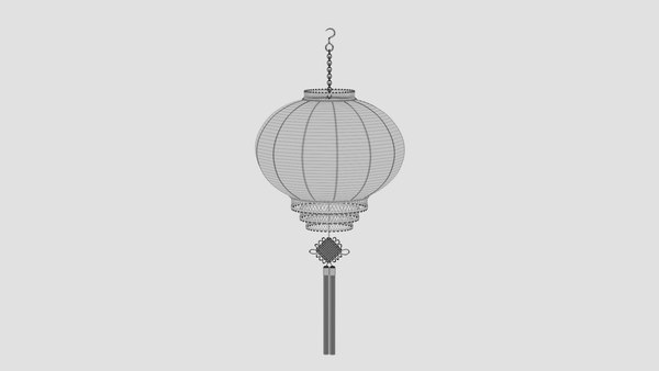 3D lantern chinese model - TurboSquid 1688572