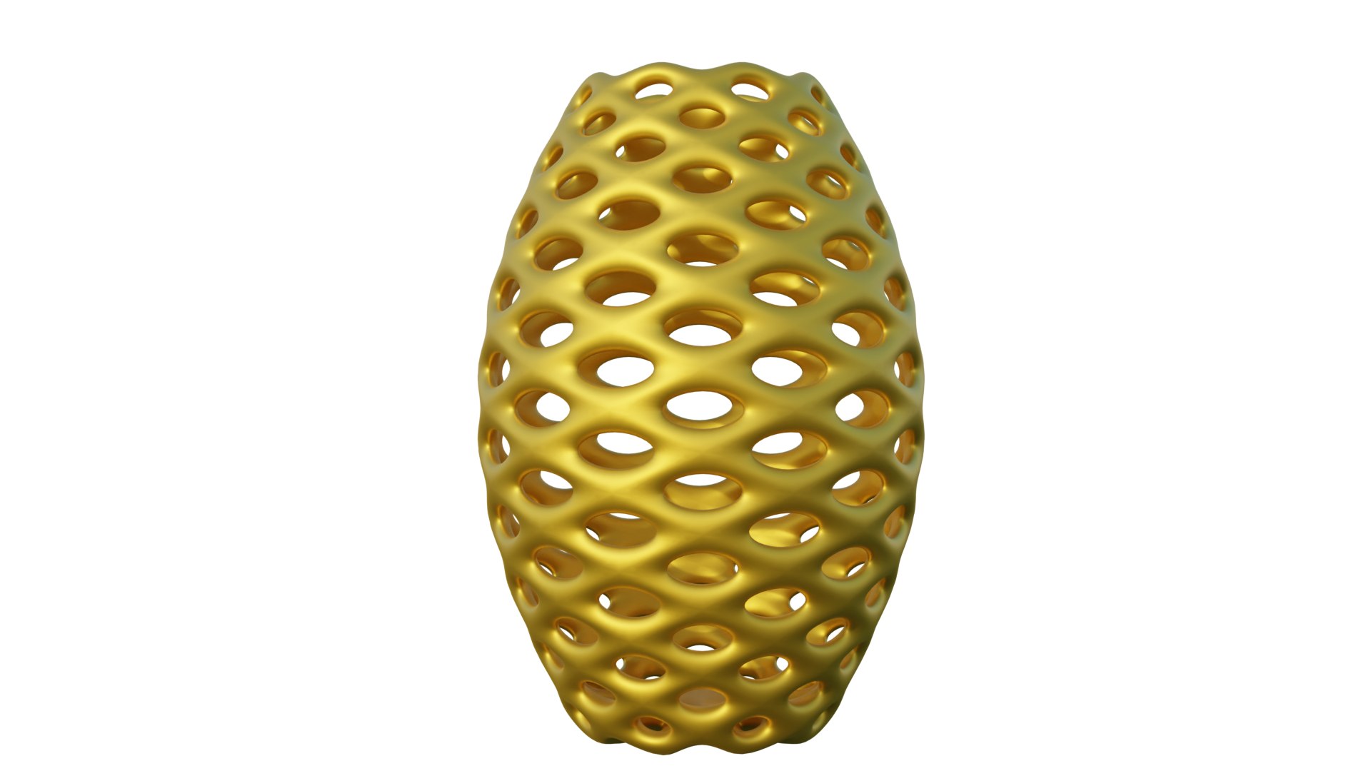 3D Golden Fat Vase Skeleton - TurboSquid 2184001