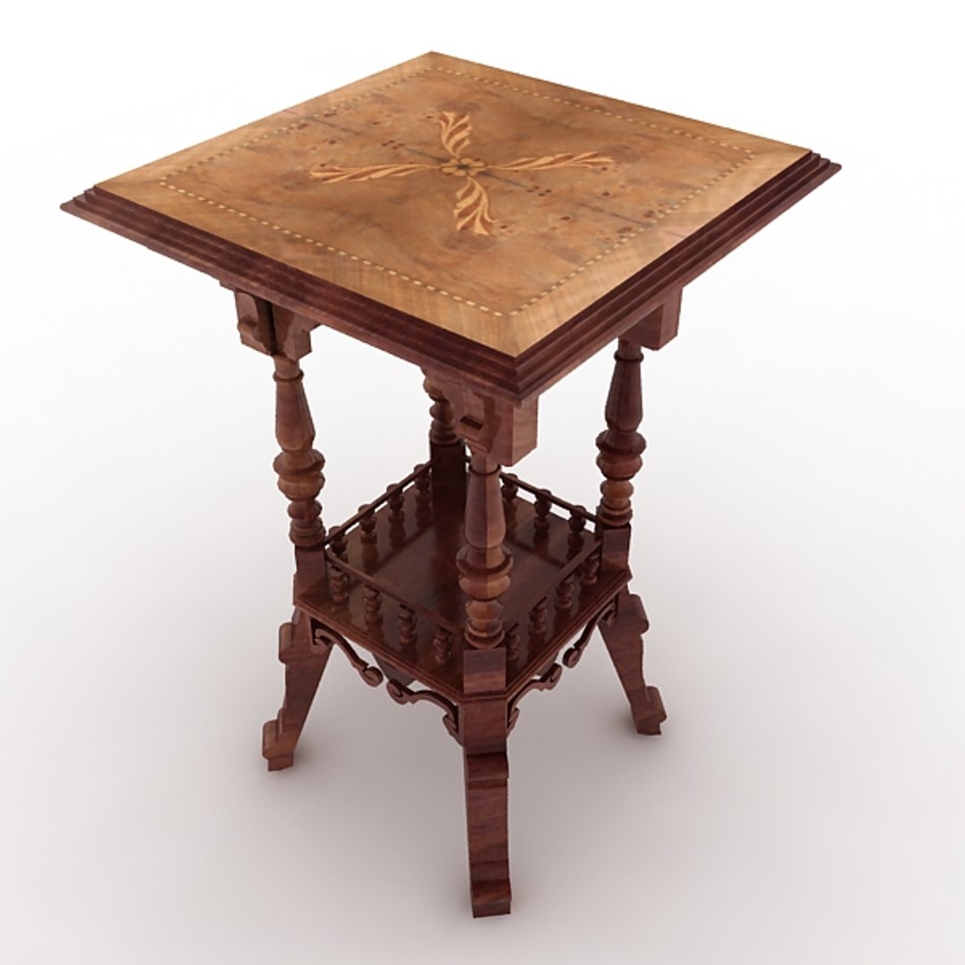 Small Table 3d Model