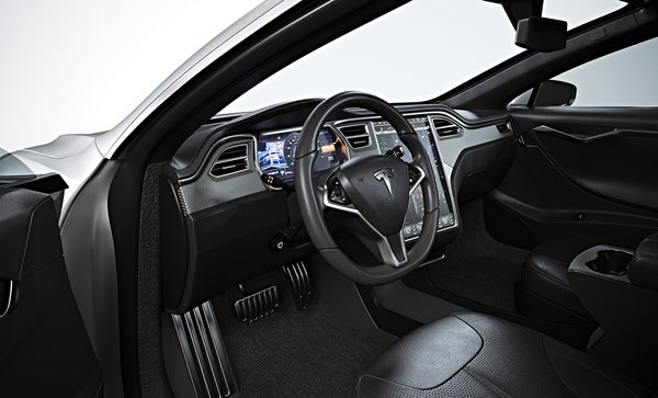 2017 tesla s interior 3D - TurboSquid 1246543