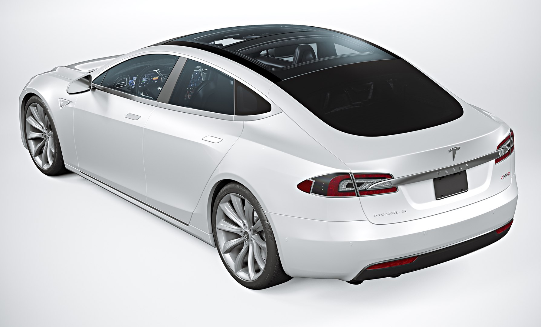 2017 Tesla S Interior 3D - TurboSquid 1246543