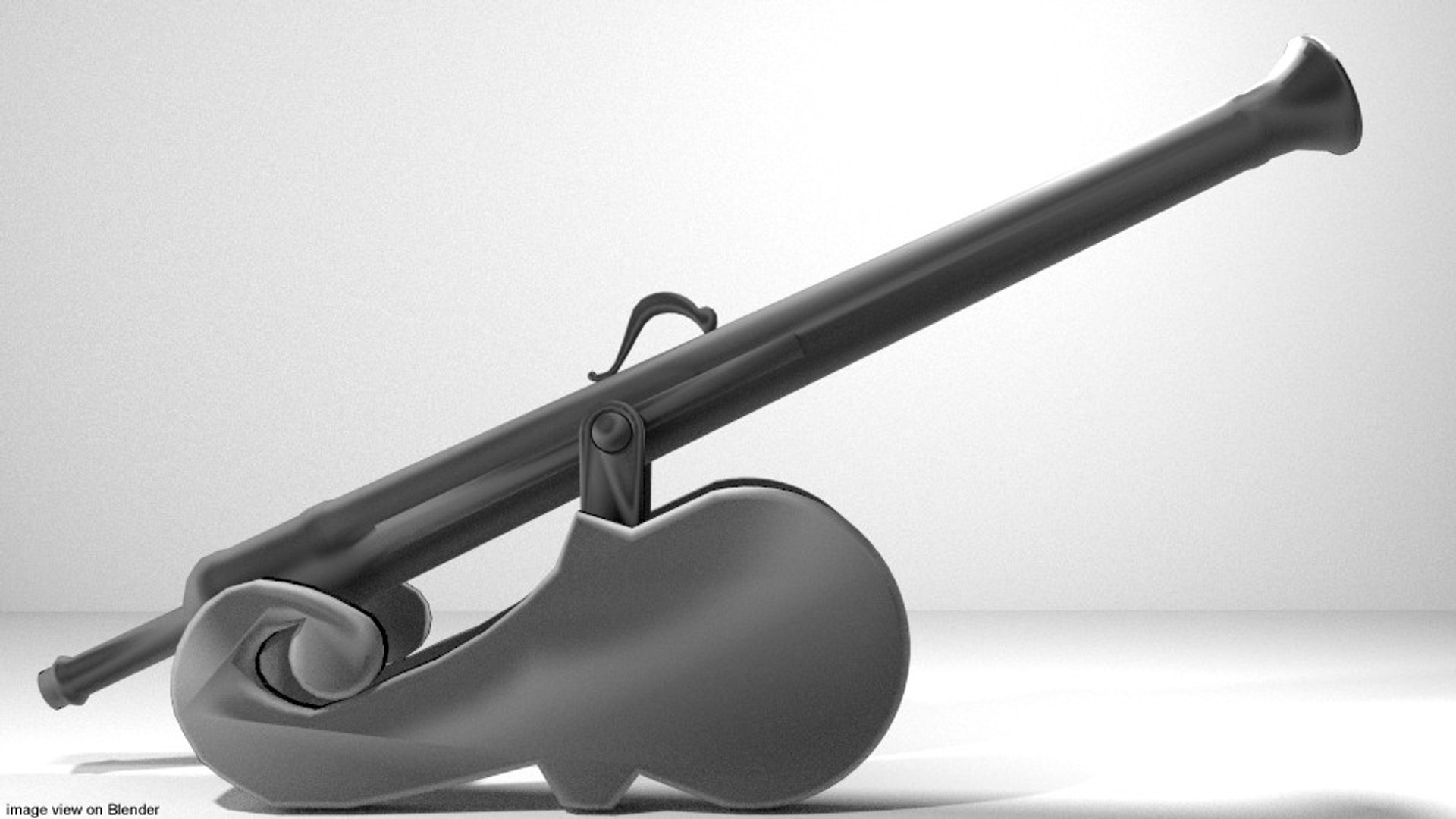 cannon lantaka 3d model