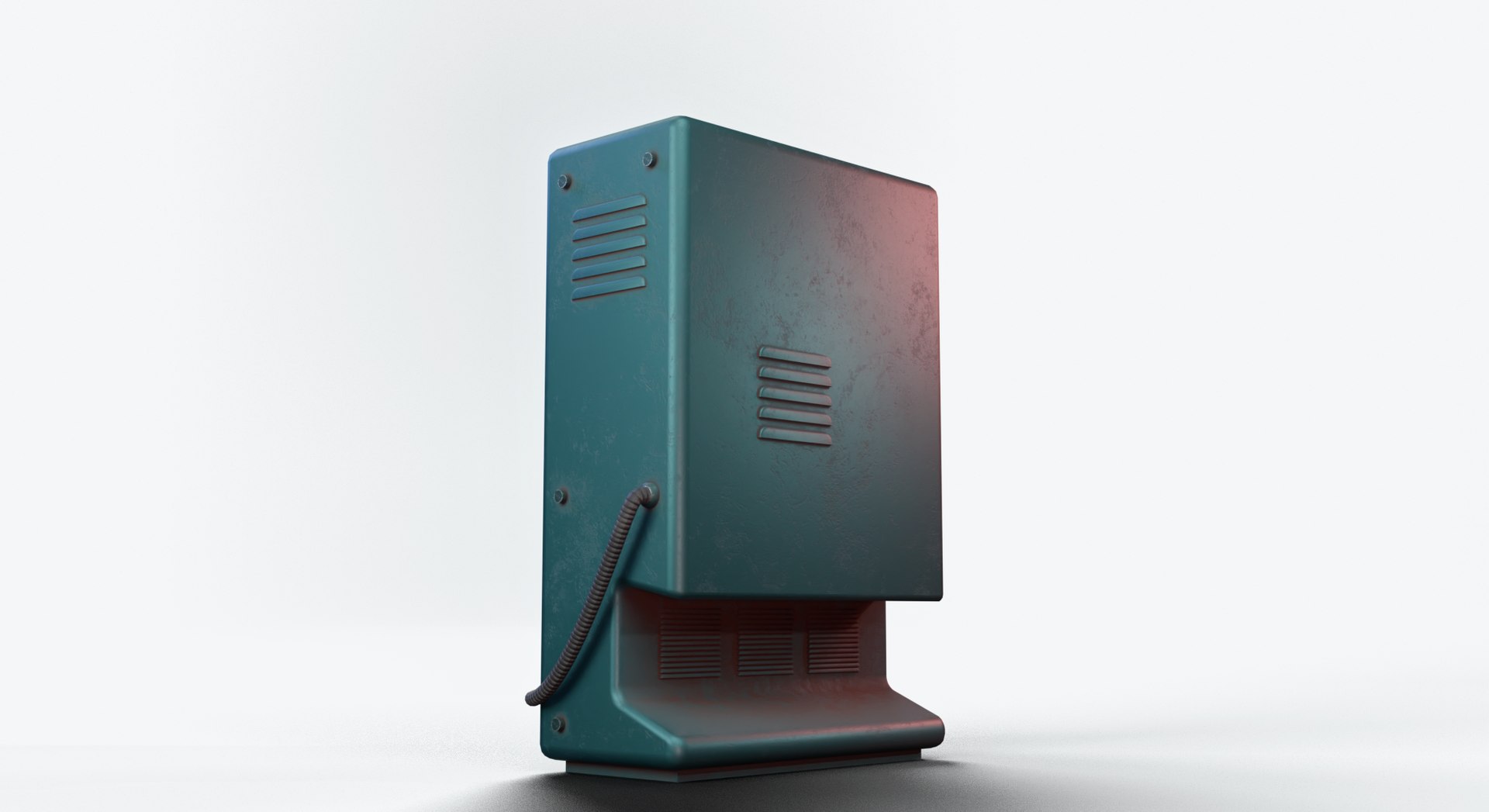 3D Retro Futuristic Tv Console - TurboSquid 1774998