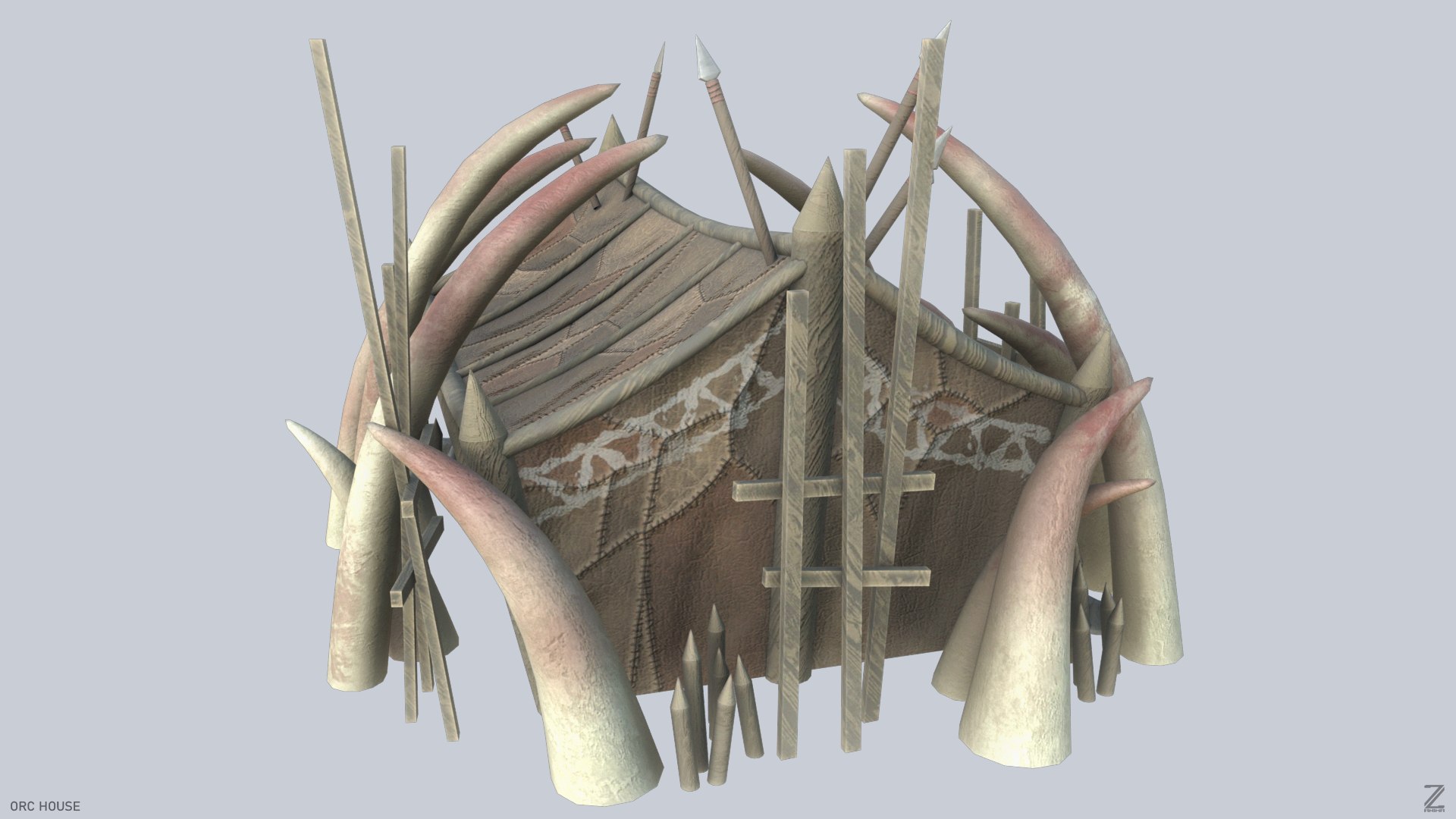 3D Orc House - TurboSquid 2240806