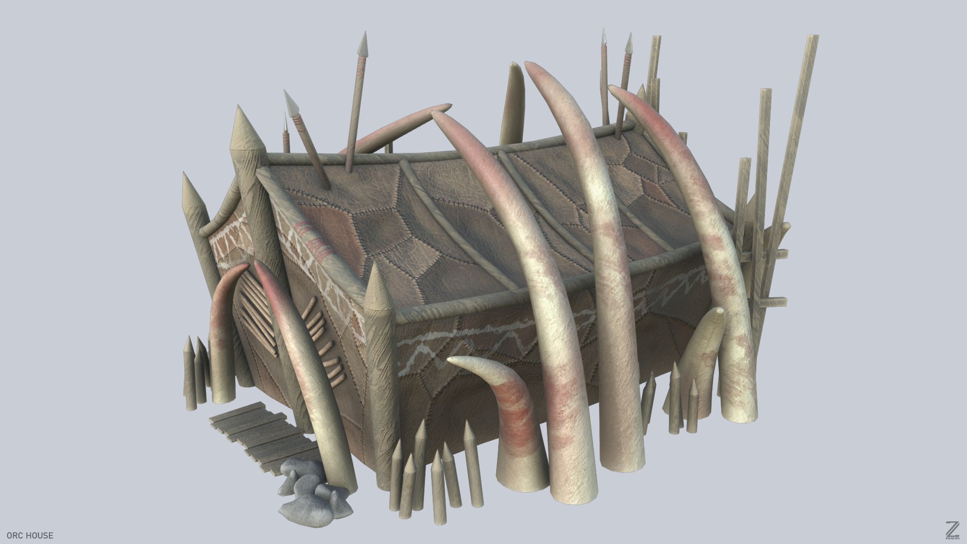 3D Orc House - TurboSquid 2240806