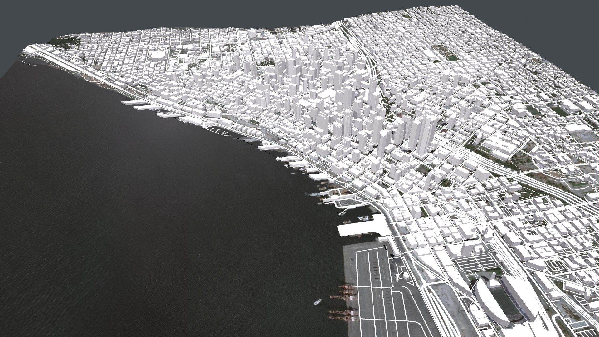 3D Cityscape Seattle Pacific Northwest Region Washington USA ...