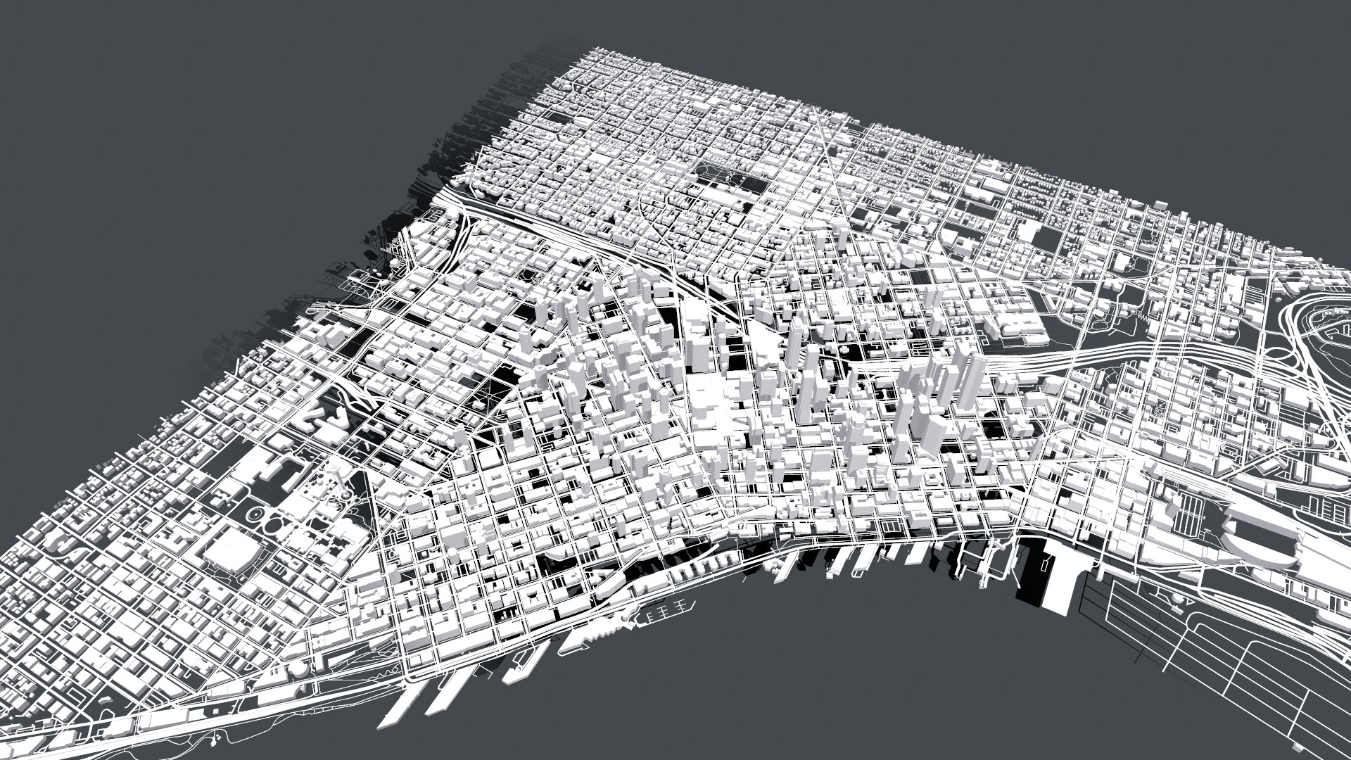 3D Cityscape Seattle Pacific Northwest Region Washington USA ...