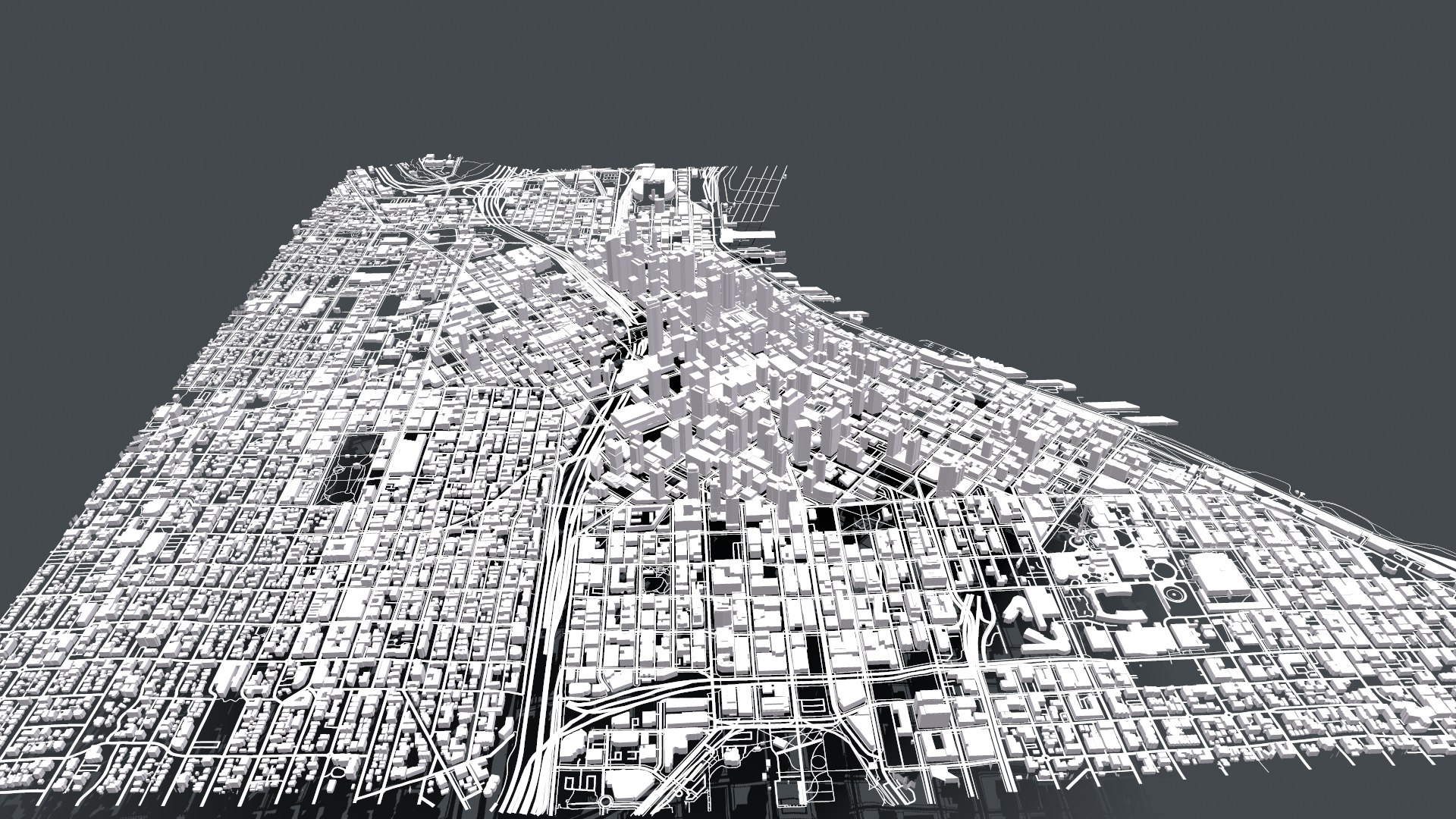 3D Cityscape Seattle Pacific Northwest Region Washington USA ...