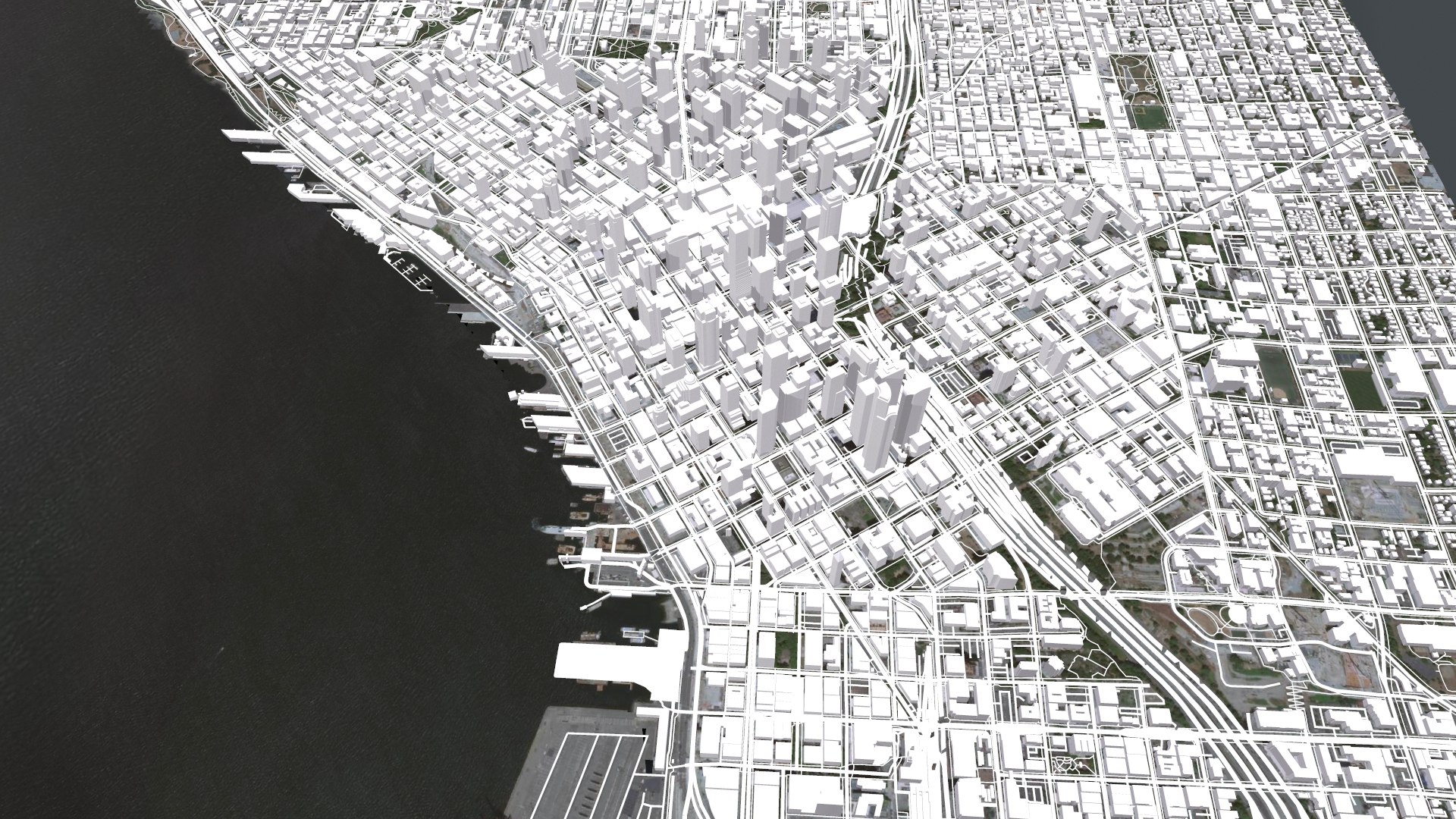 3D Cityscape Seattle Pacific Northwest Region Washington USA ...