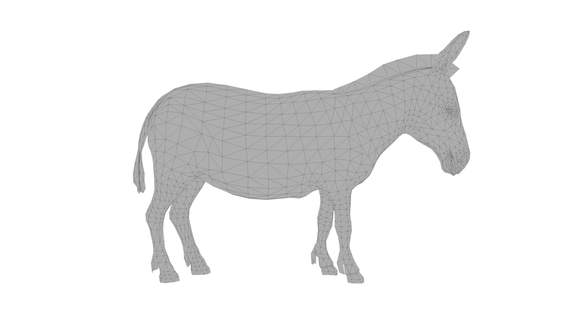 3D Model Donkey - TurboSquid 2237368
