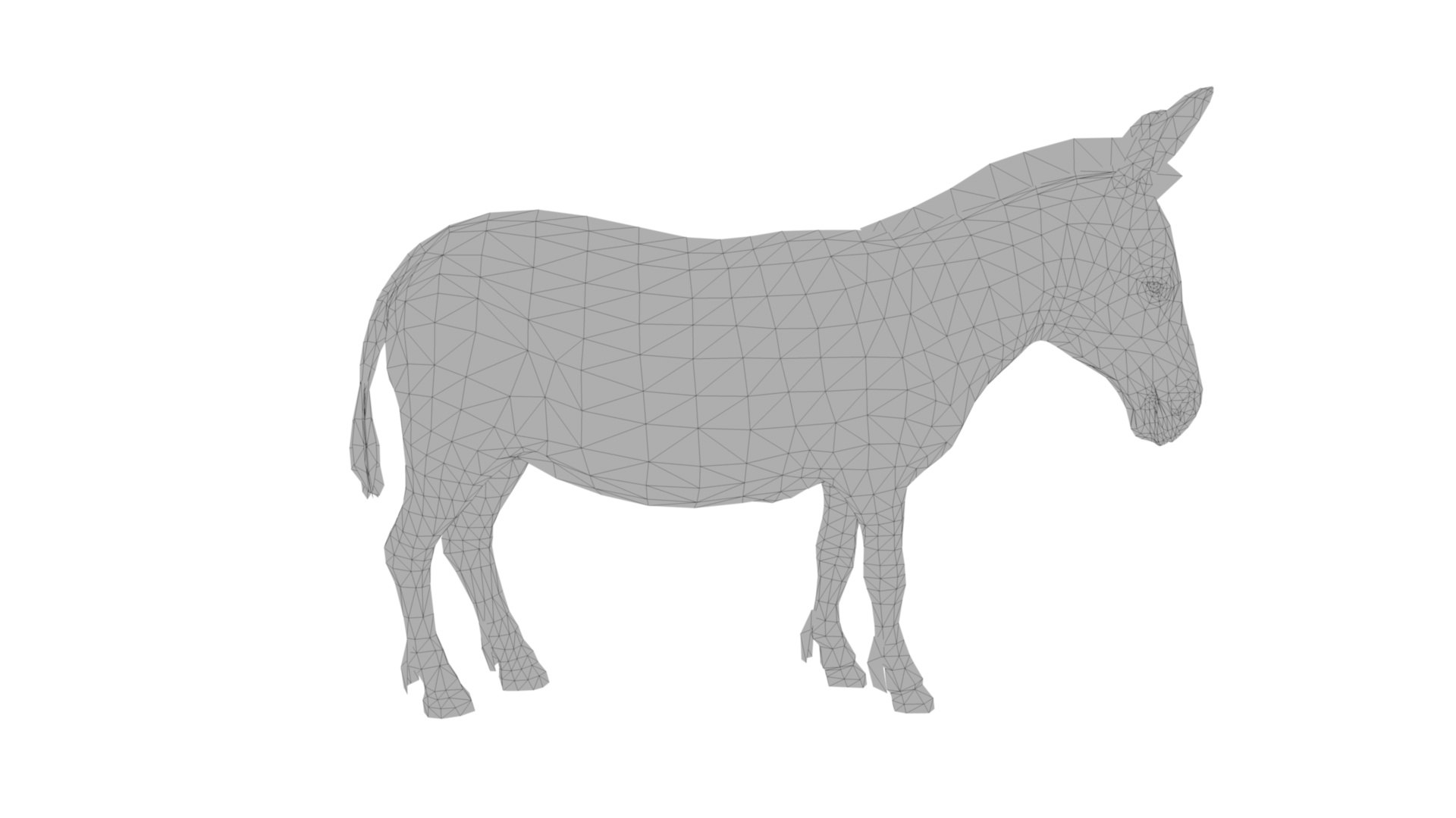 3D Model Donkey - TurboSquid 2237368