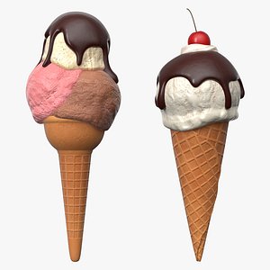 3D Ice Cream Models - Browse & Download Formats - TurboSquid