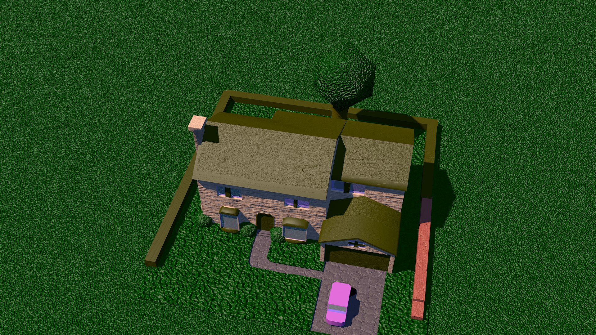 The Simpsons House 3D - TurboSquid 1920588