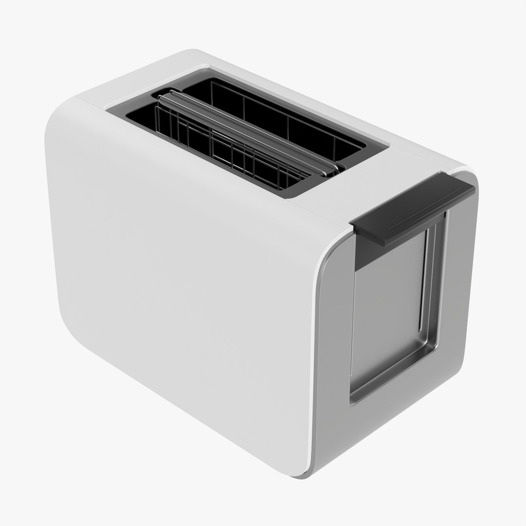 3D Electric modern toaster white - TurboSquid 1733203