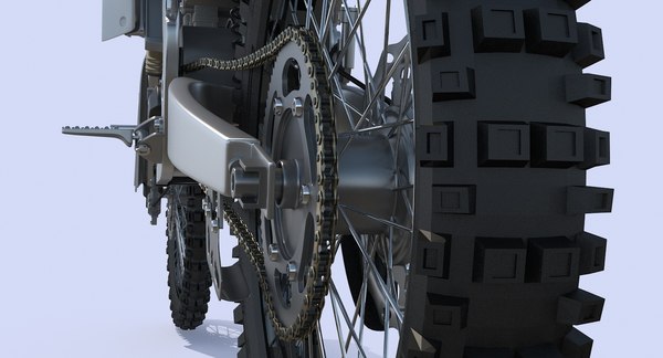 3d model 2013 yamaha yz250f motocross