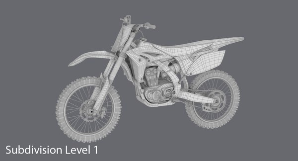 modelo 3d Bicicleta de Motocross Yamaha YZ250F 2013 - TurboSquid 1009987