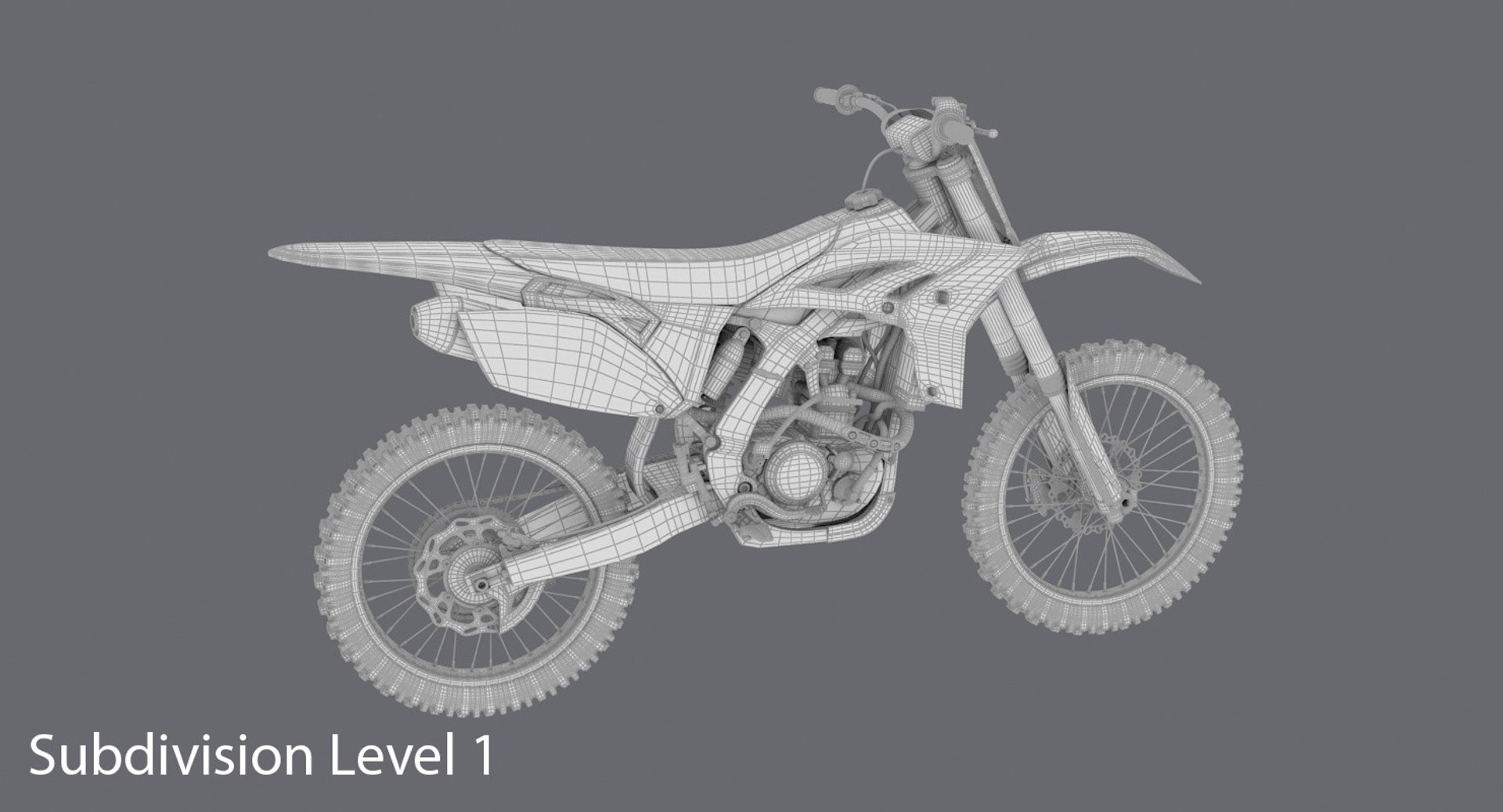 3d model 2013 yamaha yz250f motocross