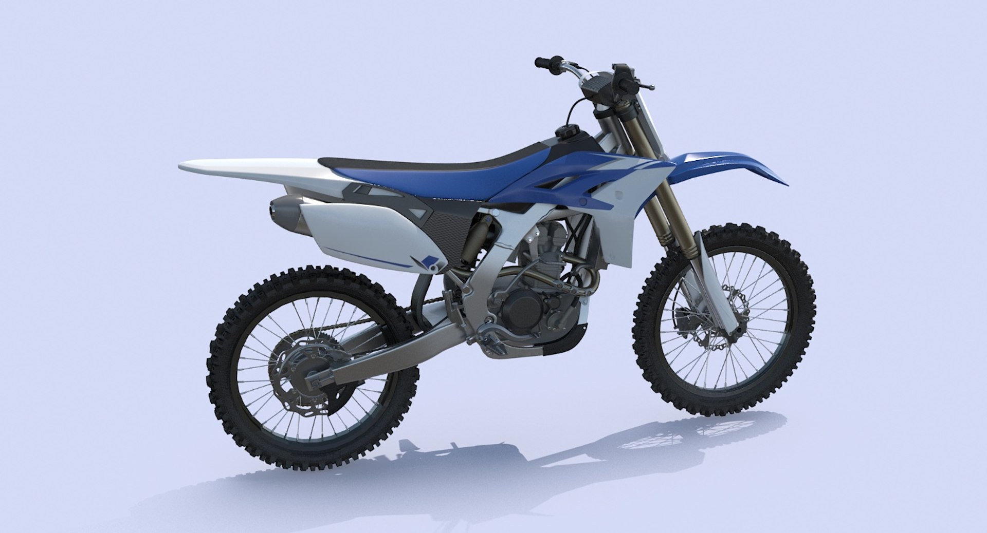3d Model 2013 Yamaha Yz250f Motocross