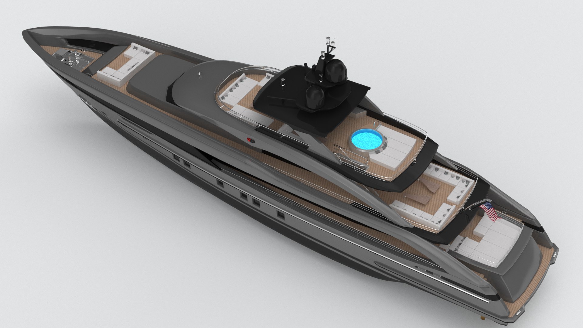 Conure Yacht 3D Model - TurboSquid 2218177