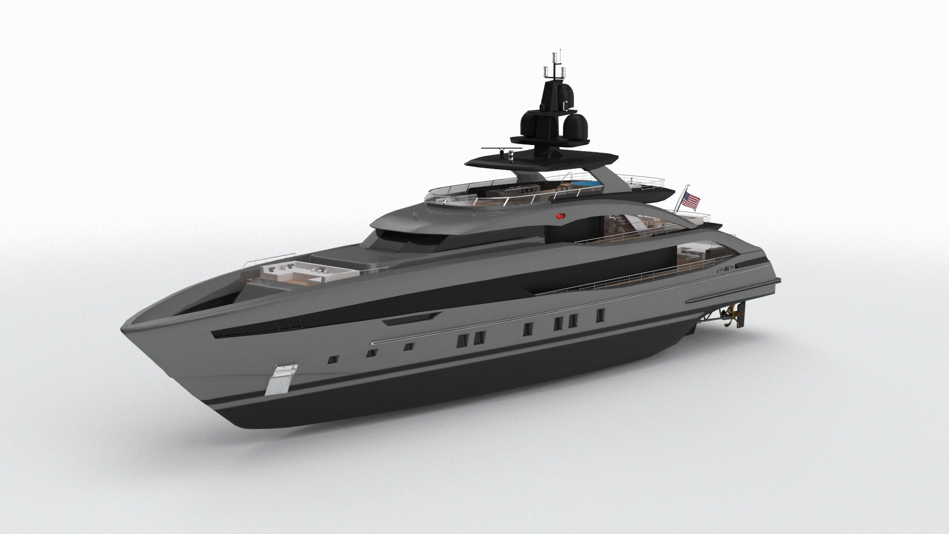 Conure Yacht 3D Model - TurboSquid 2218177