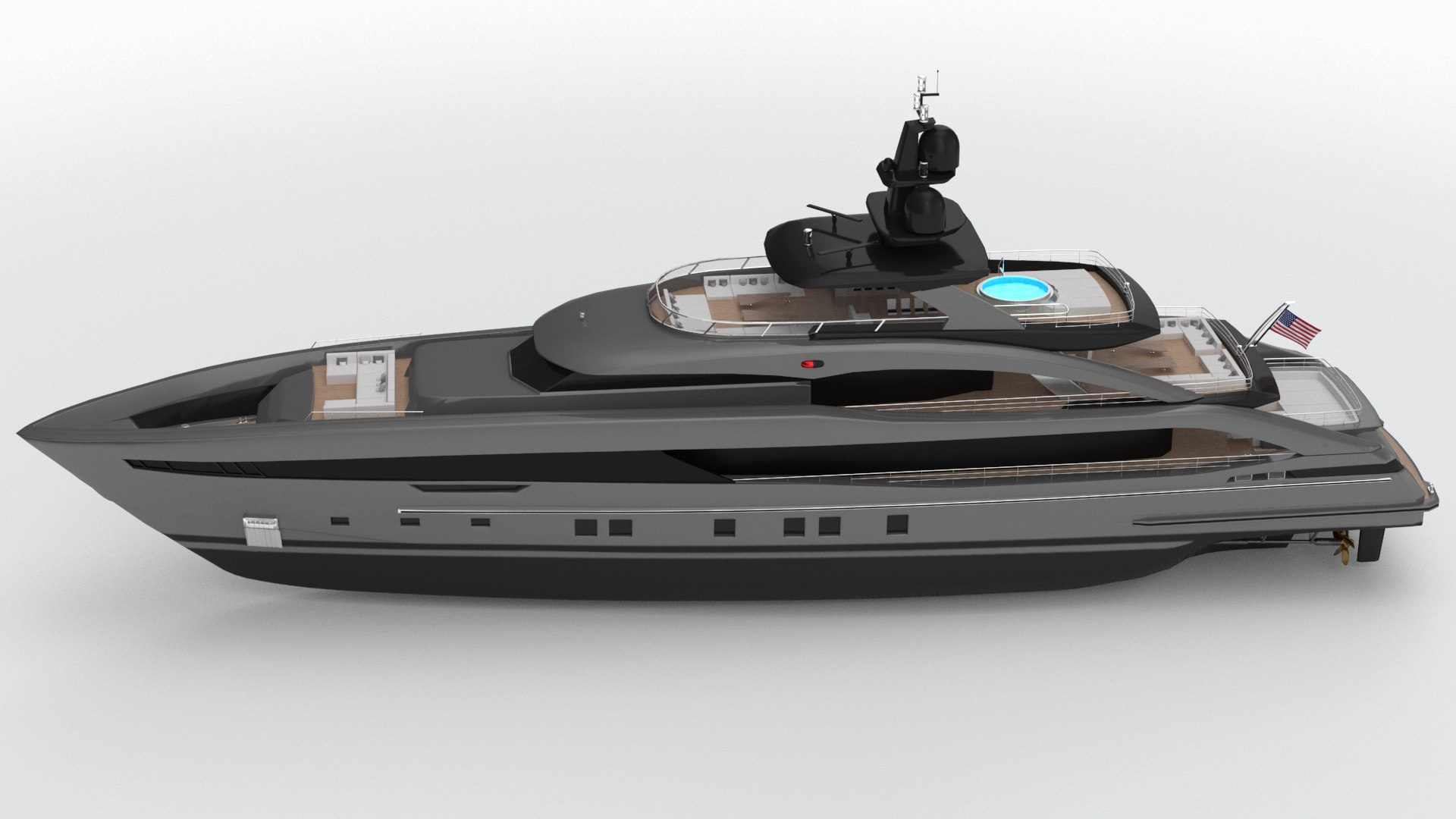 Conure Yacht 3D Model - TurboSquid 2218177