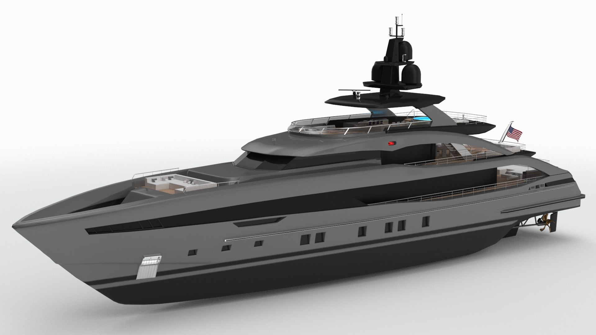 Conure Yacht 3D Model - TurboSquid 2218177