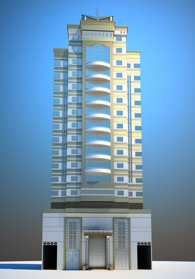 3d Hotel Building