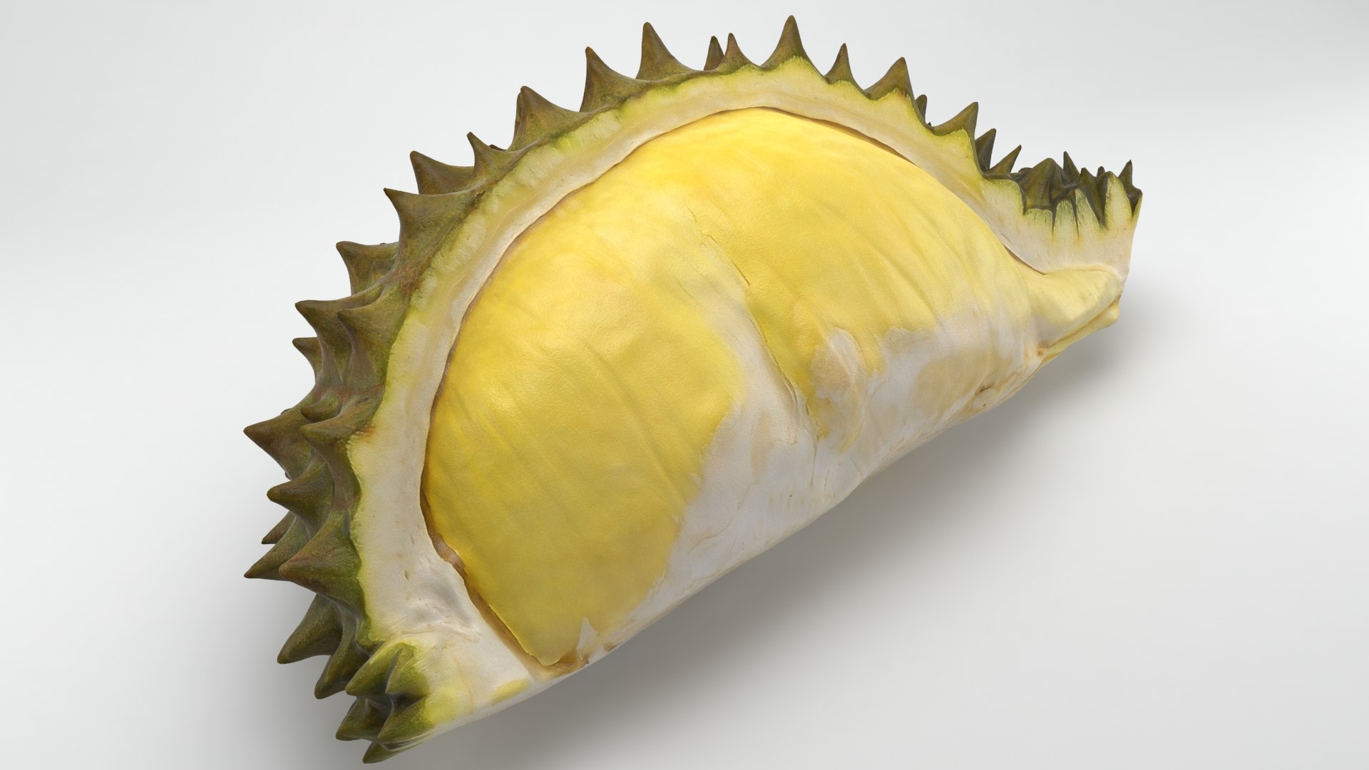 Durian Slice 01 3D model - TurboSquid 1739811