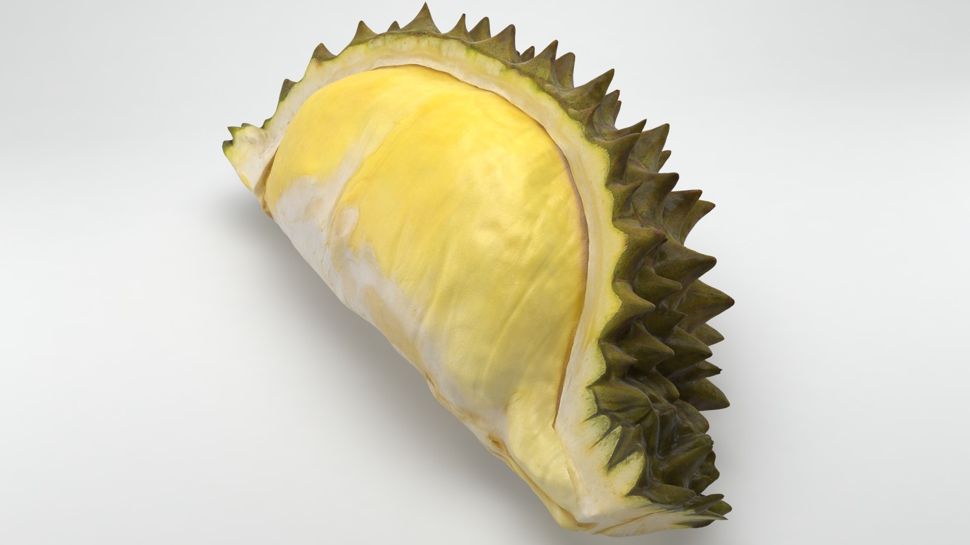 Durian Slice 01 3D model - TurboSquid 1739811