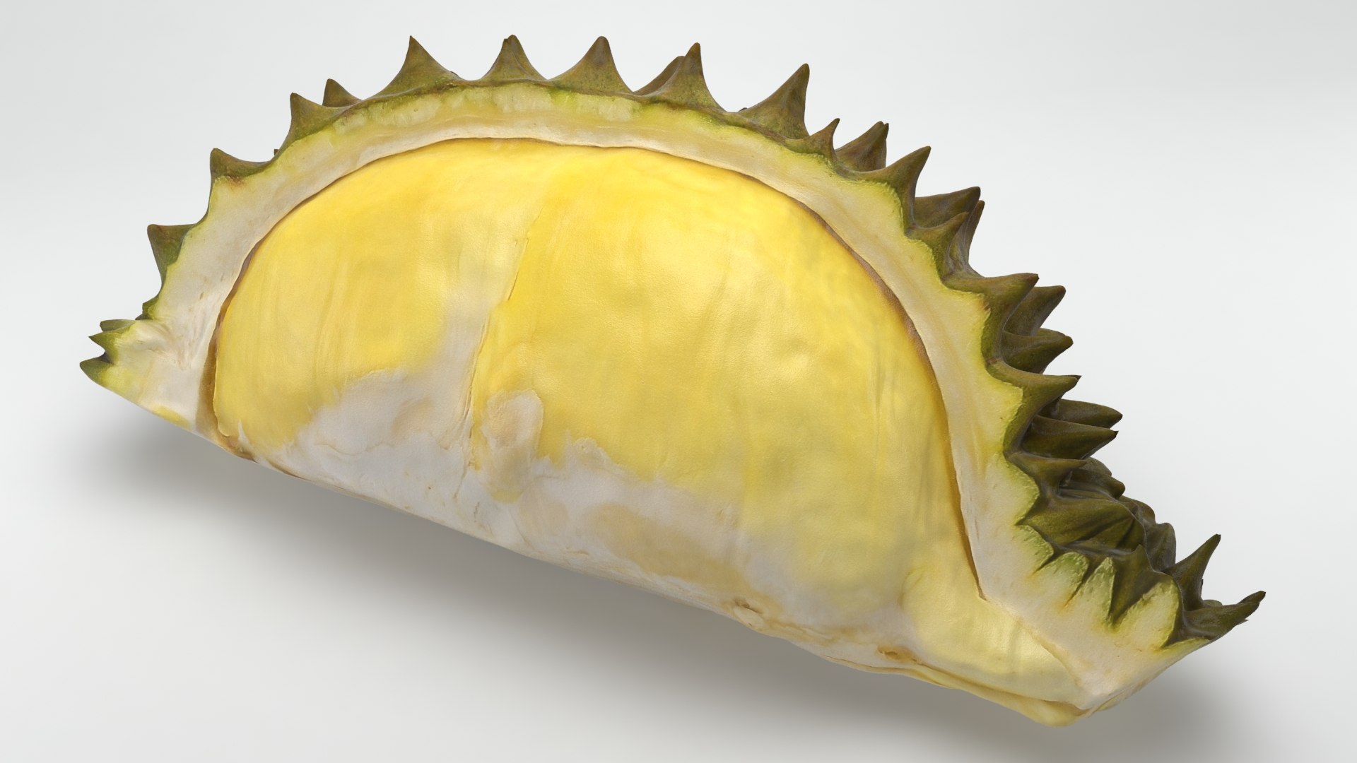Durian Slice 01 3D model - TurboSquid 1739811