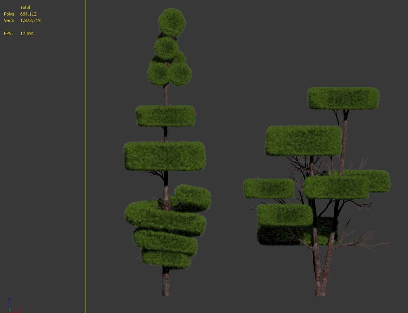 3D Topiary Trees Model - TurboSquid 1936684