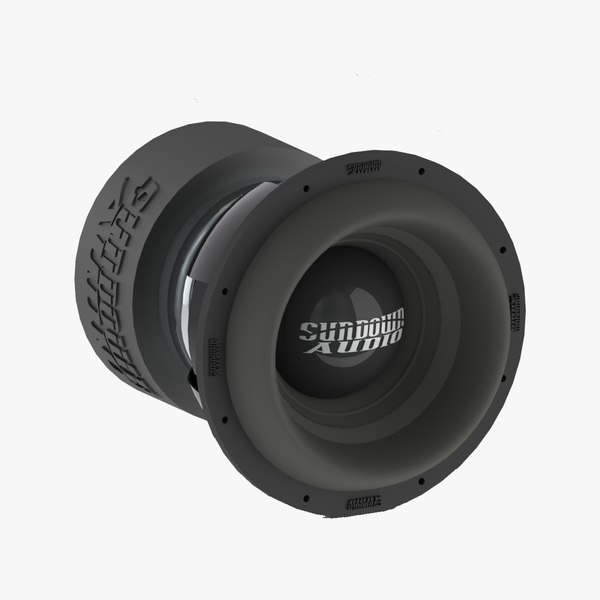 modelo 3d Subwoofer Sundown Audio Zv6 12in - TurboSquid 2052377