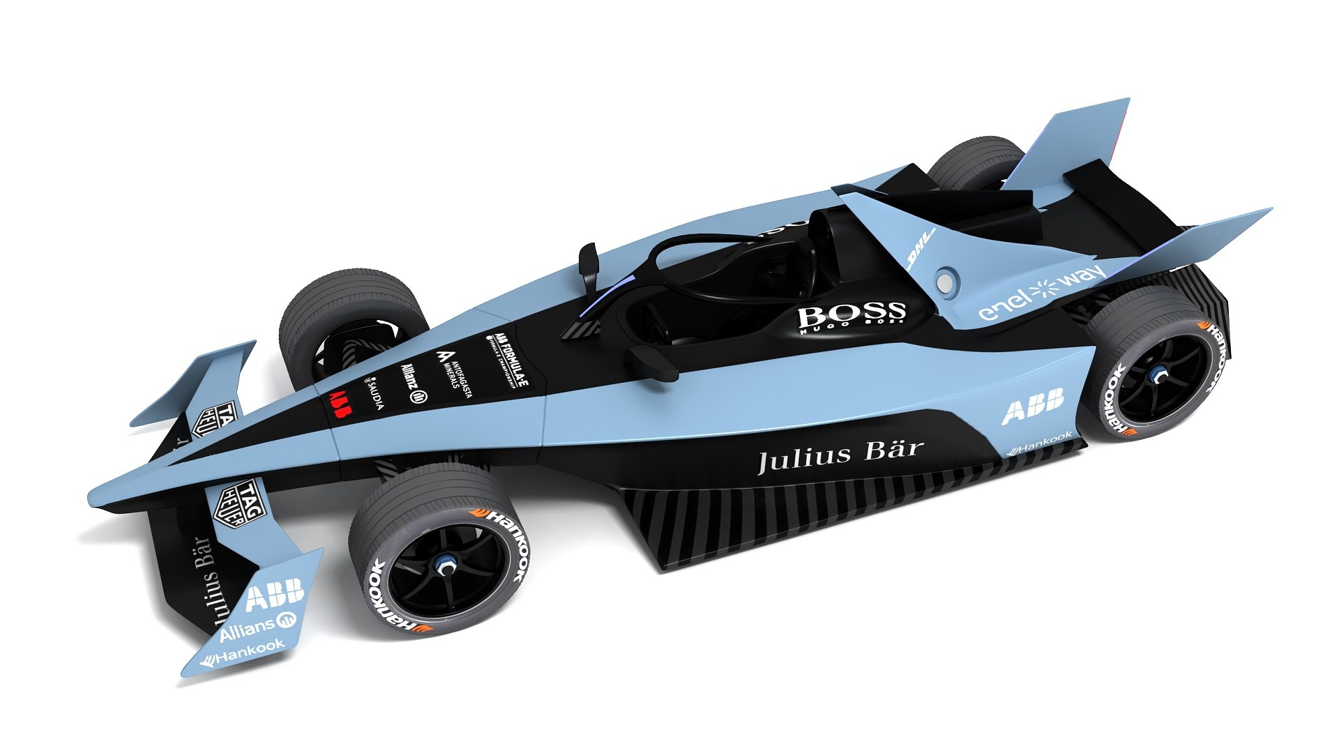 Gen3 Formula E Race Car Season 2022 - 2023 Model - TurboSquid 2070112