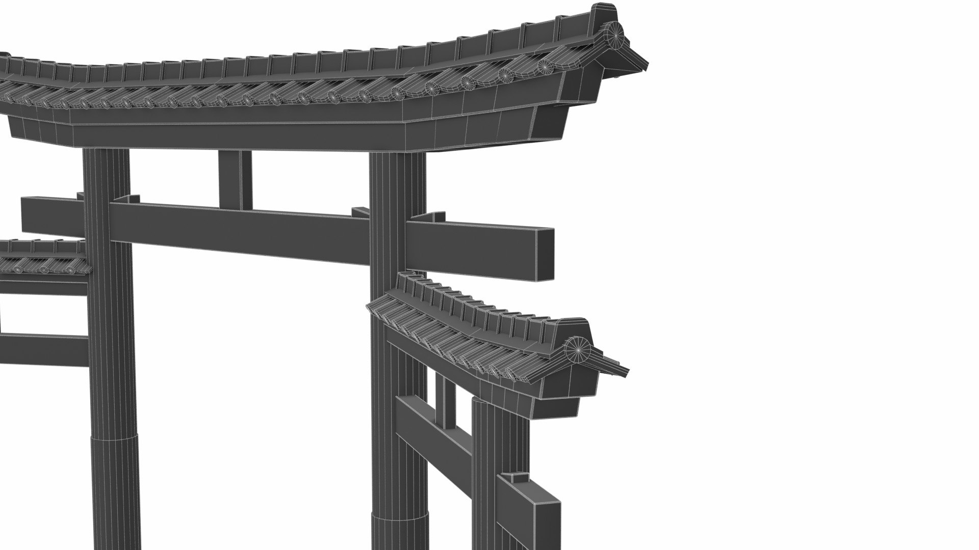 3D Totii Gate Miwa Type - TurboSquid 1784841