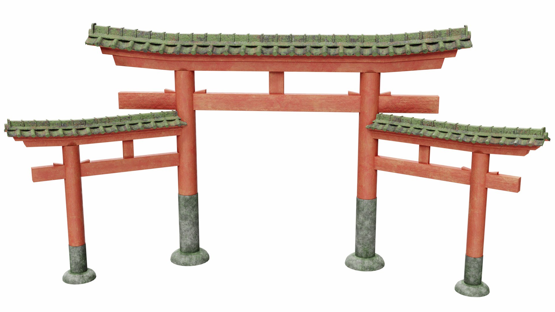 3D Totii Gate Miwa Type - TurboSquid 1784841