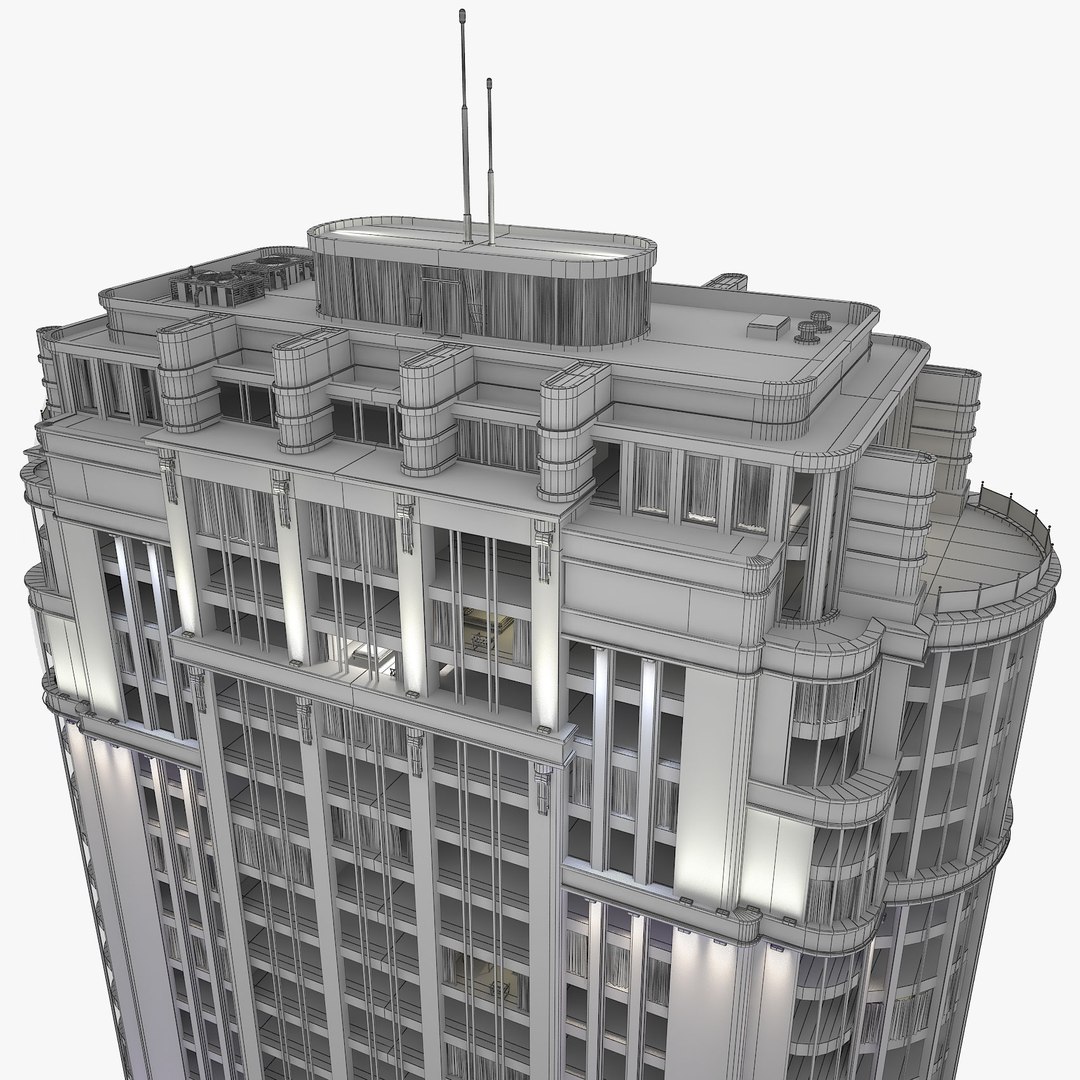 3D Model Night Casino Building - TurboSquid 1205358