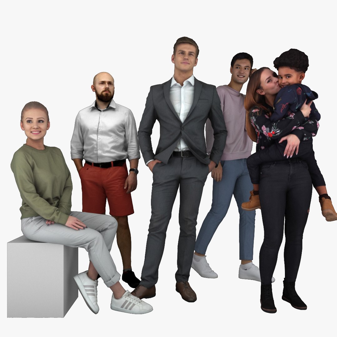 3D Realistic Characters Models - TurboSquid 1951940