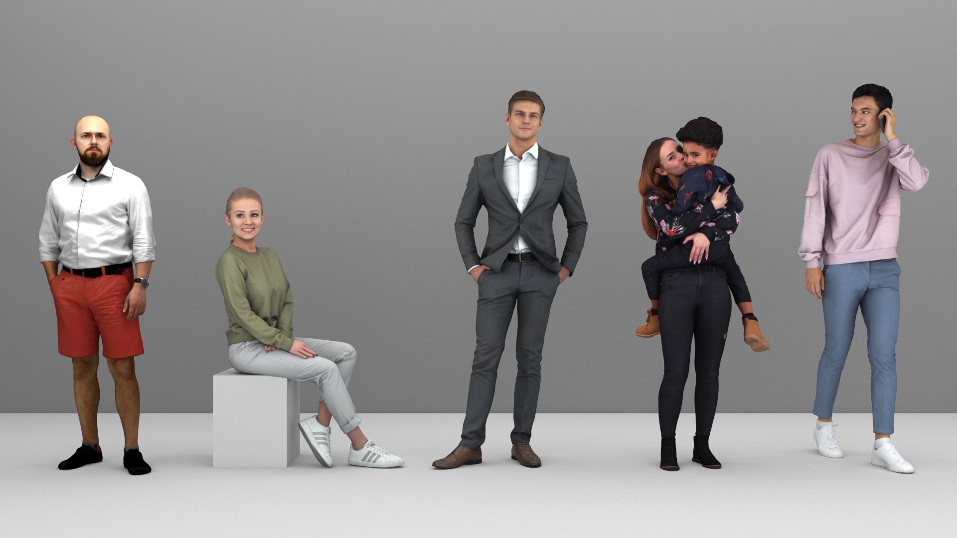 3D Realistic Characters Models - TurboSquid 1951940