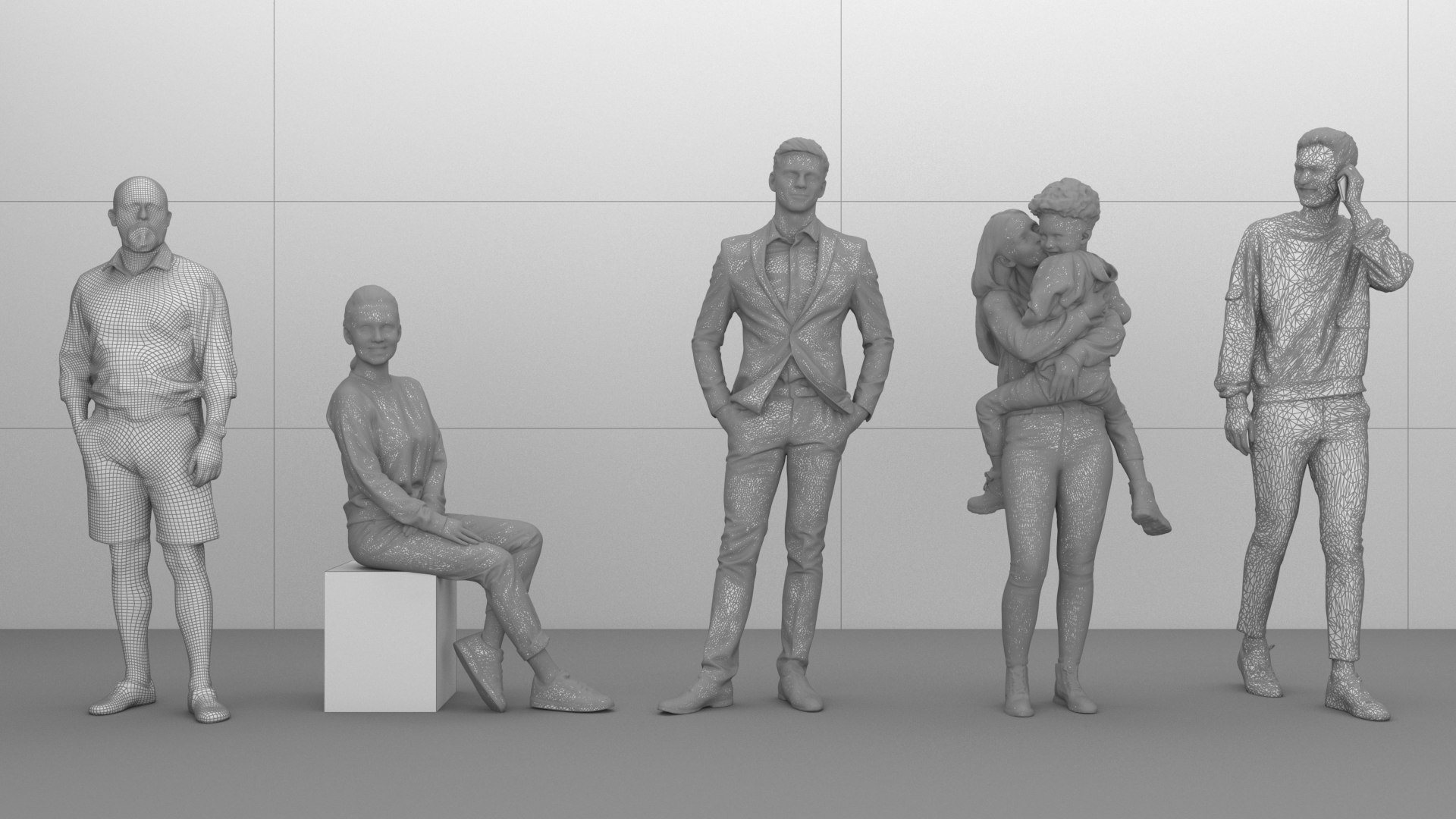 3D Realistic Characters Models - TurboSquid 1951940