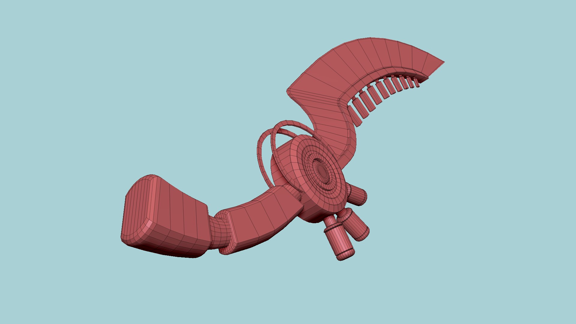 3D SciFi Dagger A01 Black Blue - Sci Fi Weapon Design - TurboSquid 1981078