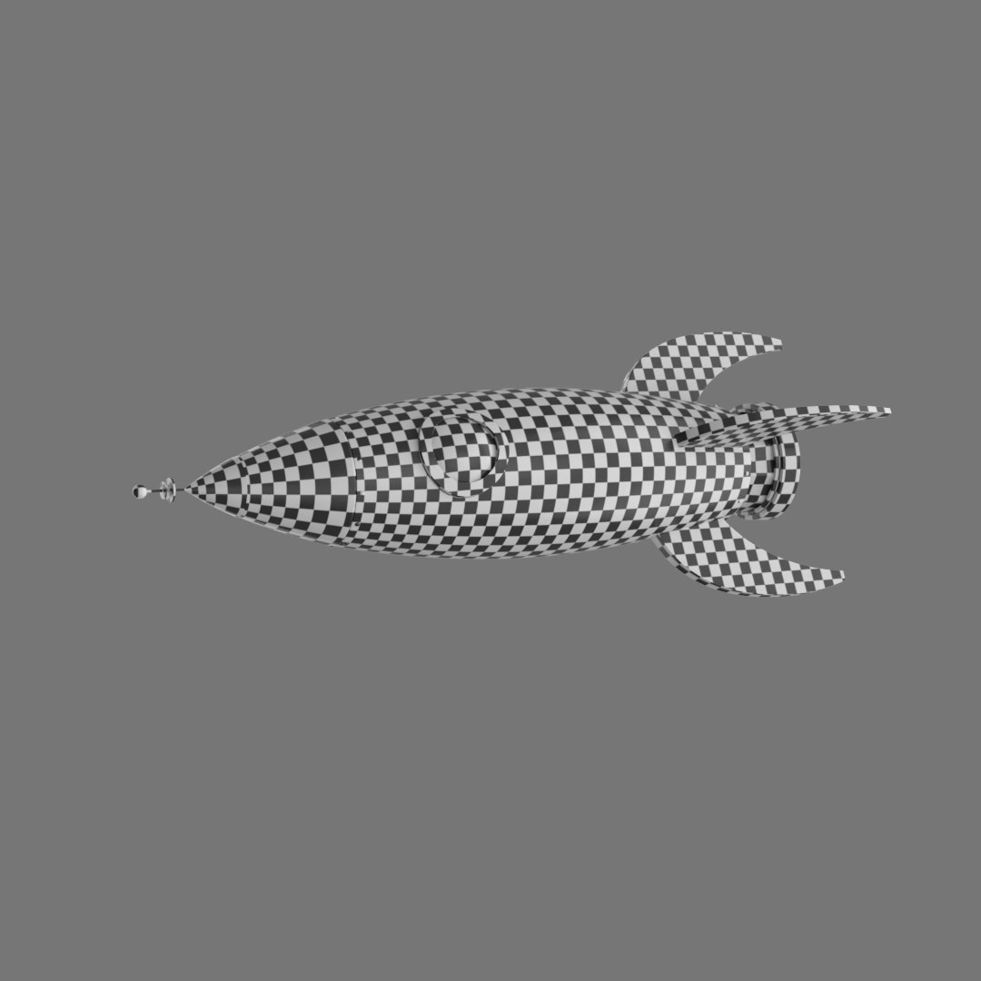 Cartoon Spaceship Simple Model - TurboSquid 1380180