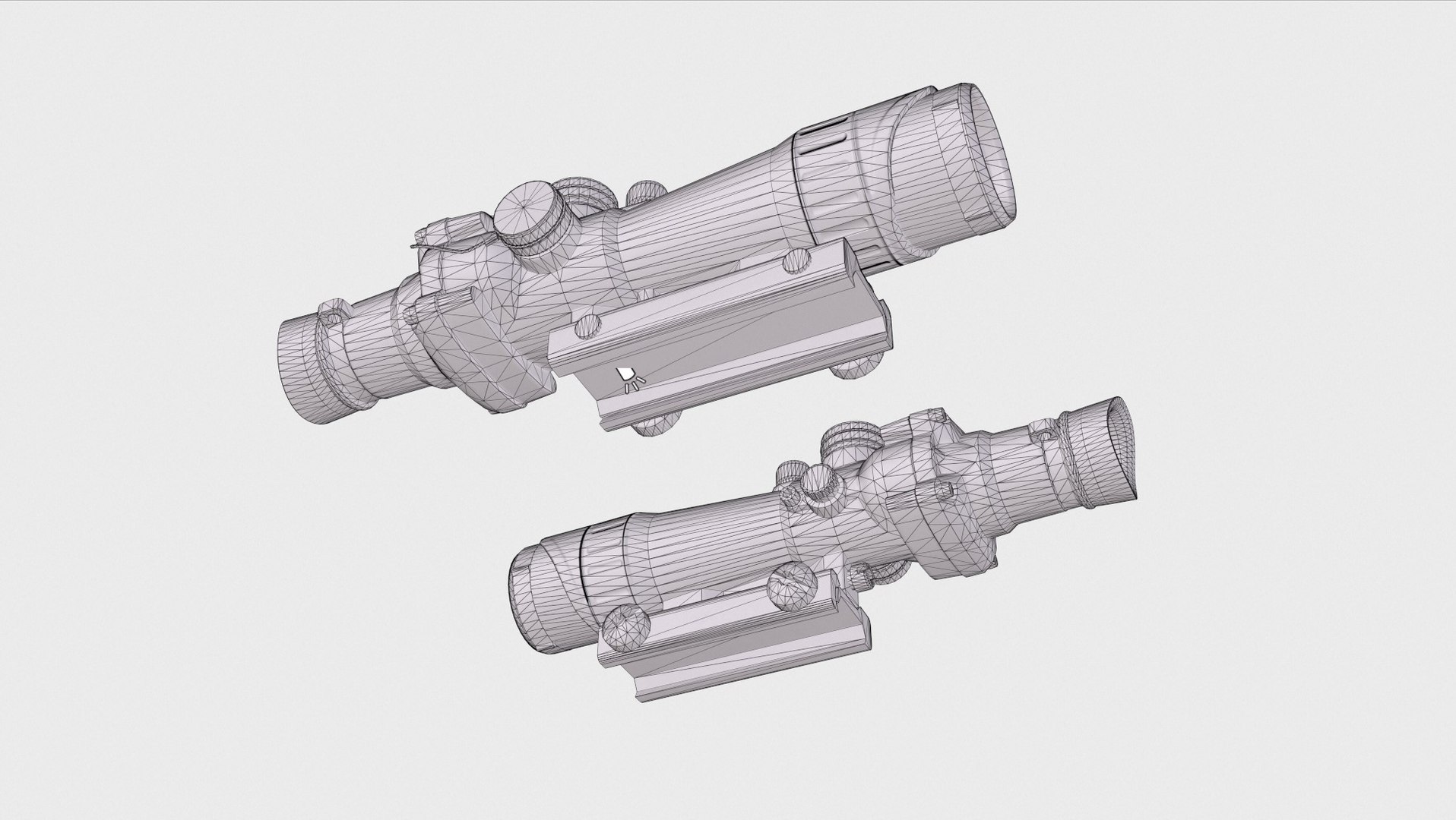 3D Model Optical Sight Scope Collections - TurboSquid 2242483