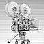 3d Filming Director Movie Camera