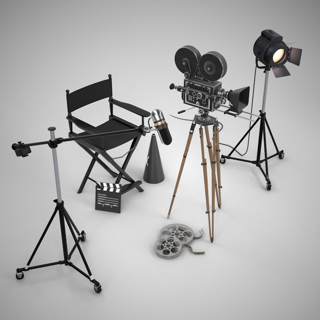 3d Filming Director Movie Camera