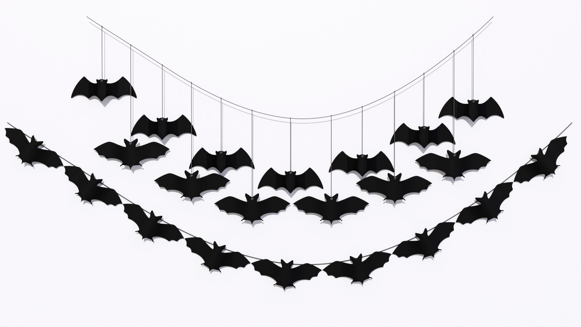 3D Bat Decoration Halloween - TurboSquid 2287281
