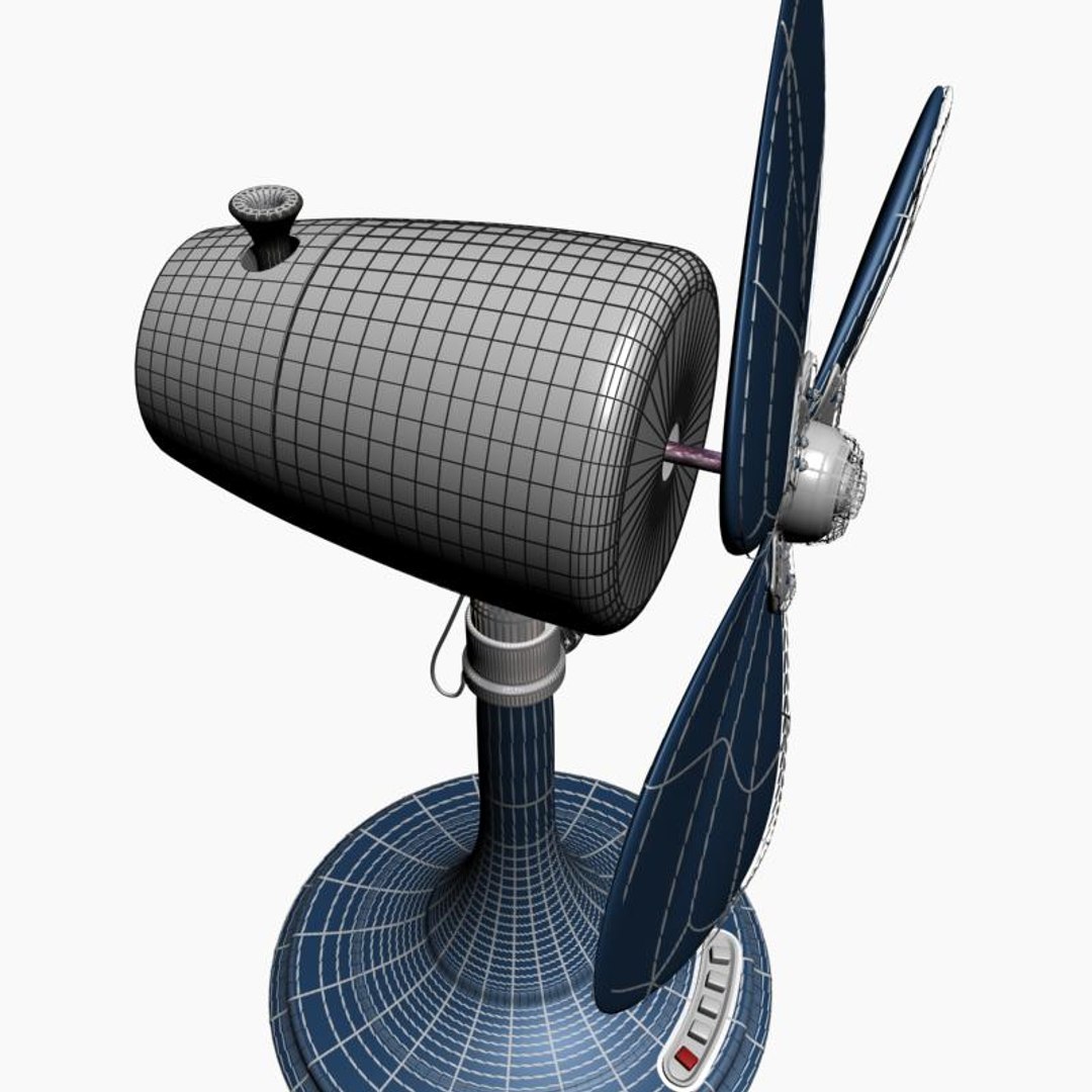 3d Functional Fan Motor Workings